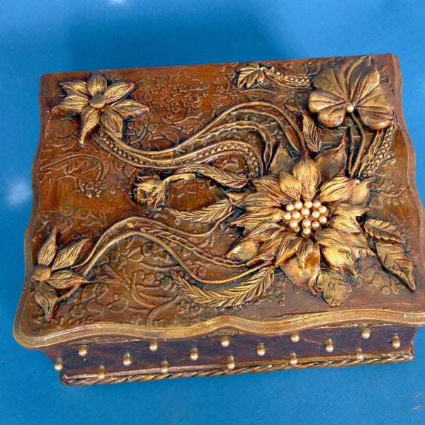 Hand Decorated Box - Etsy