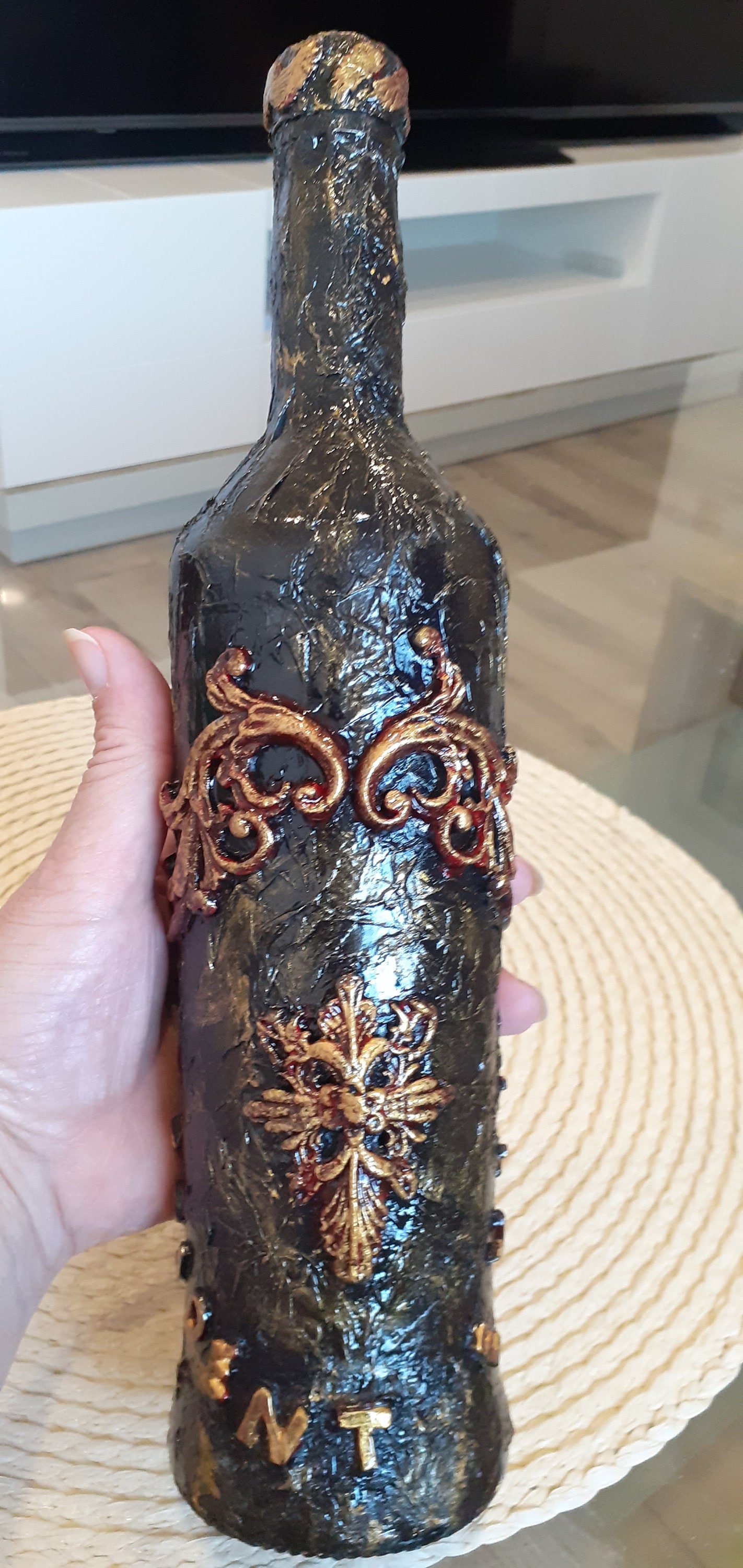 Resident Evil Village | Handmade Decoration | Decorated Wine Bottle ...