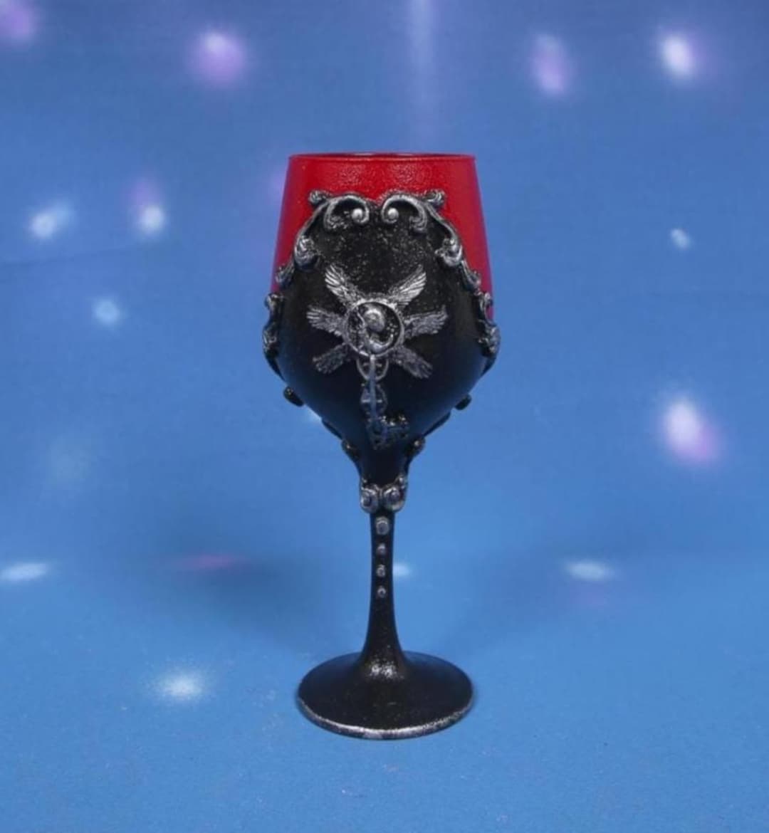 Resident Evil Village Wine Glass: Hand Decorated Gamer Gift - Etsy