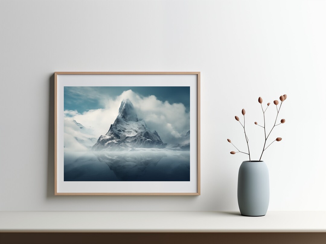 Mountain Wall Art, Alpine Scenery, Mountain Scenery, 5 Piece Wall Art ...