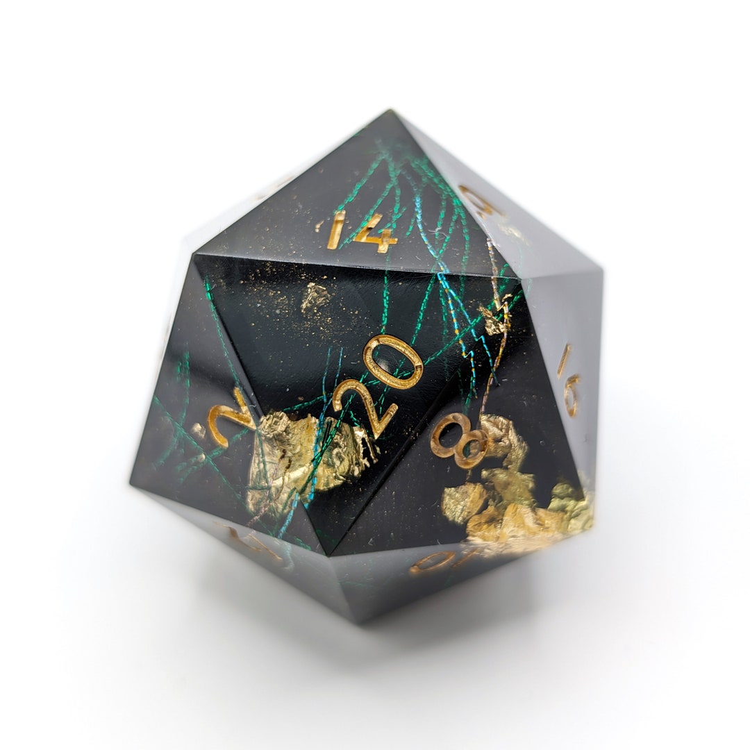 God of Stories — 40mm Jumbo D20 Chonk | Resin Dice for D&D, Ttrpg ...