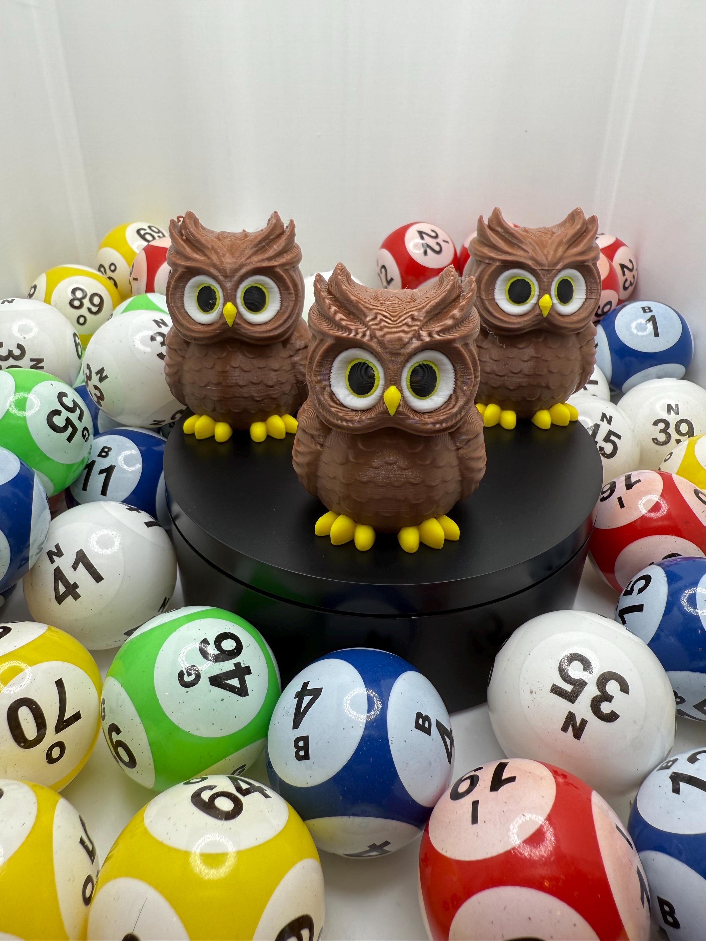 3D Printed Owl Bingo Dauber Topper Replacement Cap - Etsy