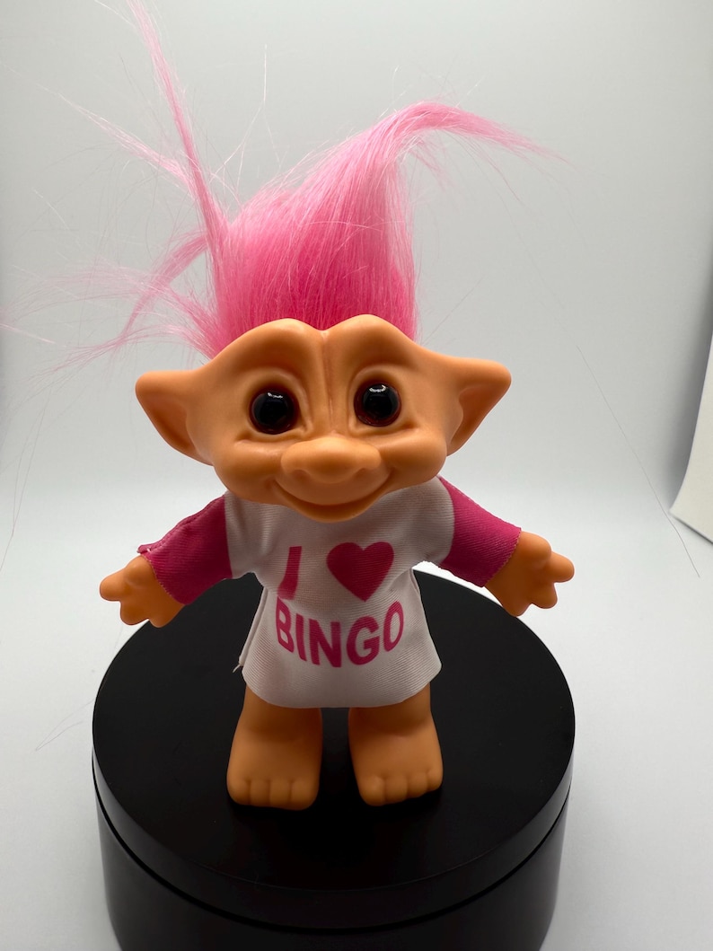 Lucky Bingo Treasure Trolls. I Love Bingo Troll - Etsy