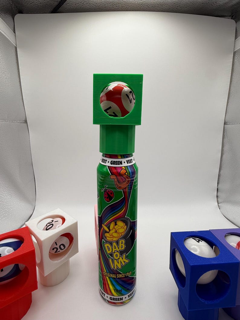 Bingo Ball in Cube Bingo Dauber Topper Replacement Cap - Etsy