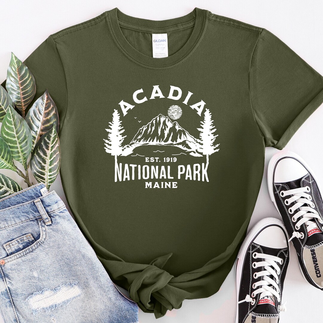 Acadia National Park Shirt, Acadia Park T-shirt, Maine Native Shirt ...