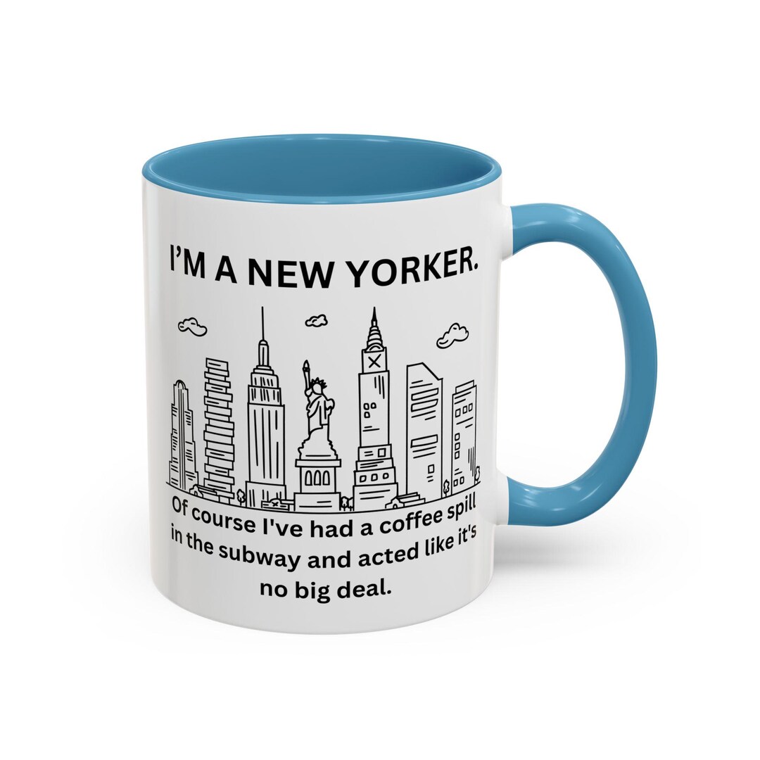 New York Mug | "spilled Coffee in the Subway" | Ideal for Coffee ...