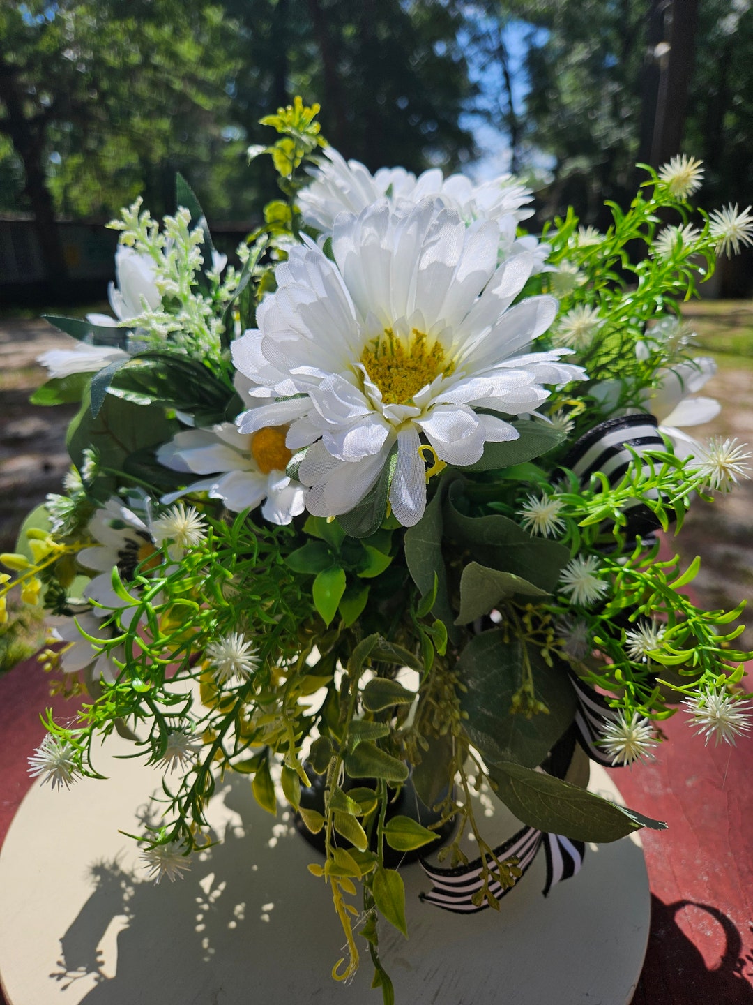 Daisy Centerpiece, Centerpiece, Everyday Decor, Daisy Table Decor ...