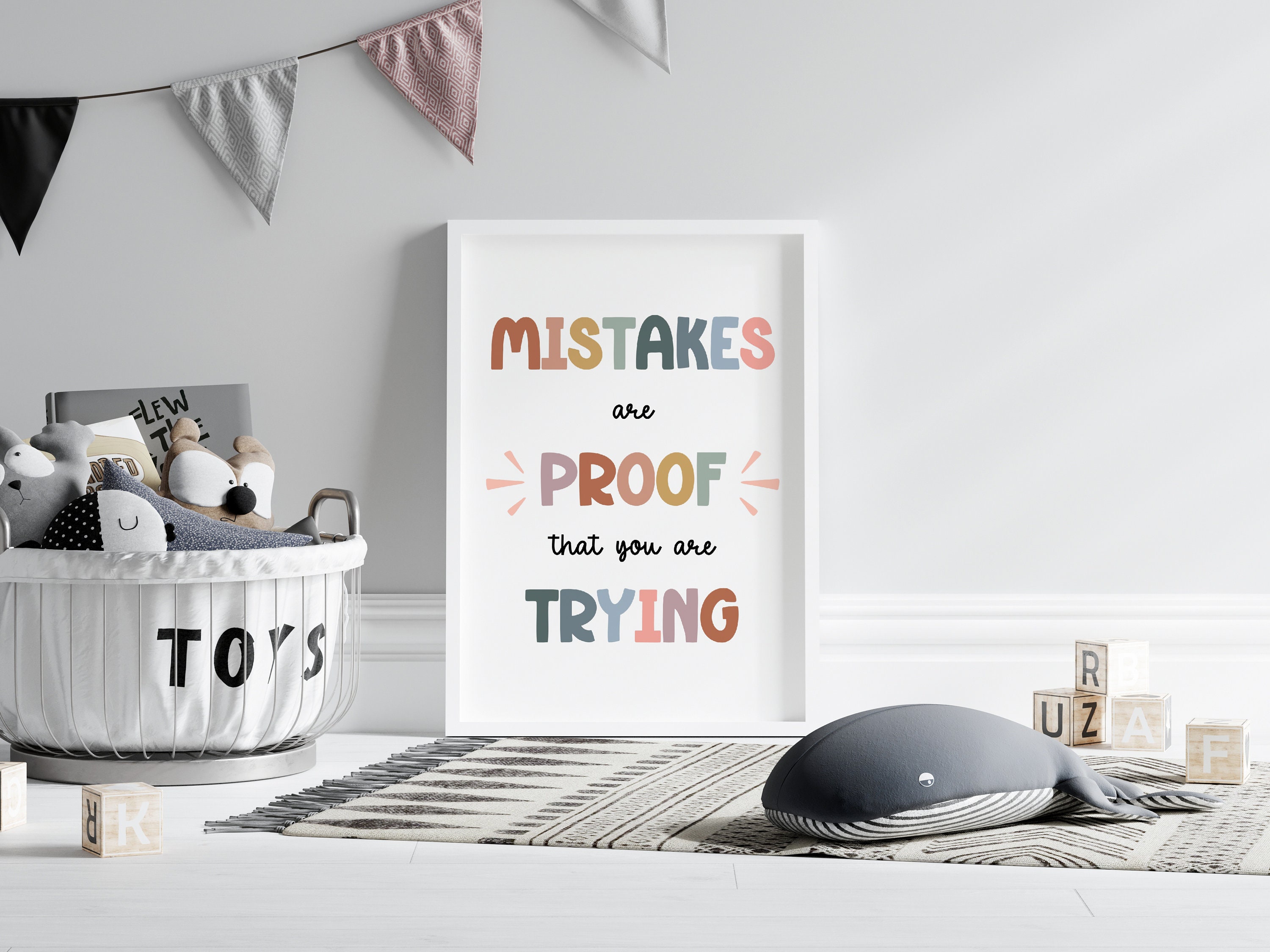 Mistakes Are Proof That You Are Trying, Classroom Printables ...