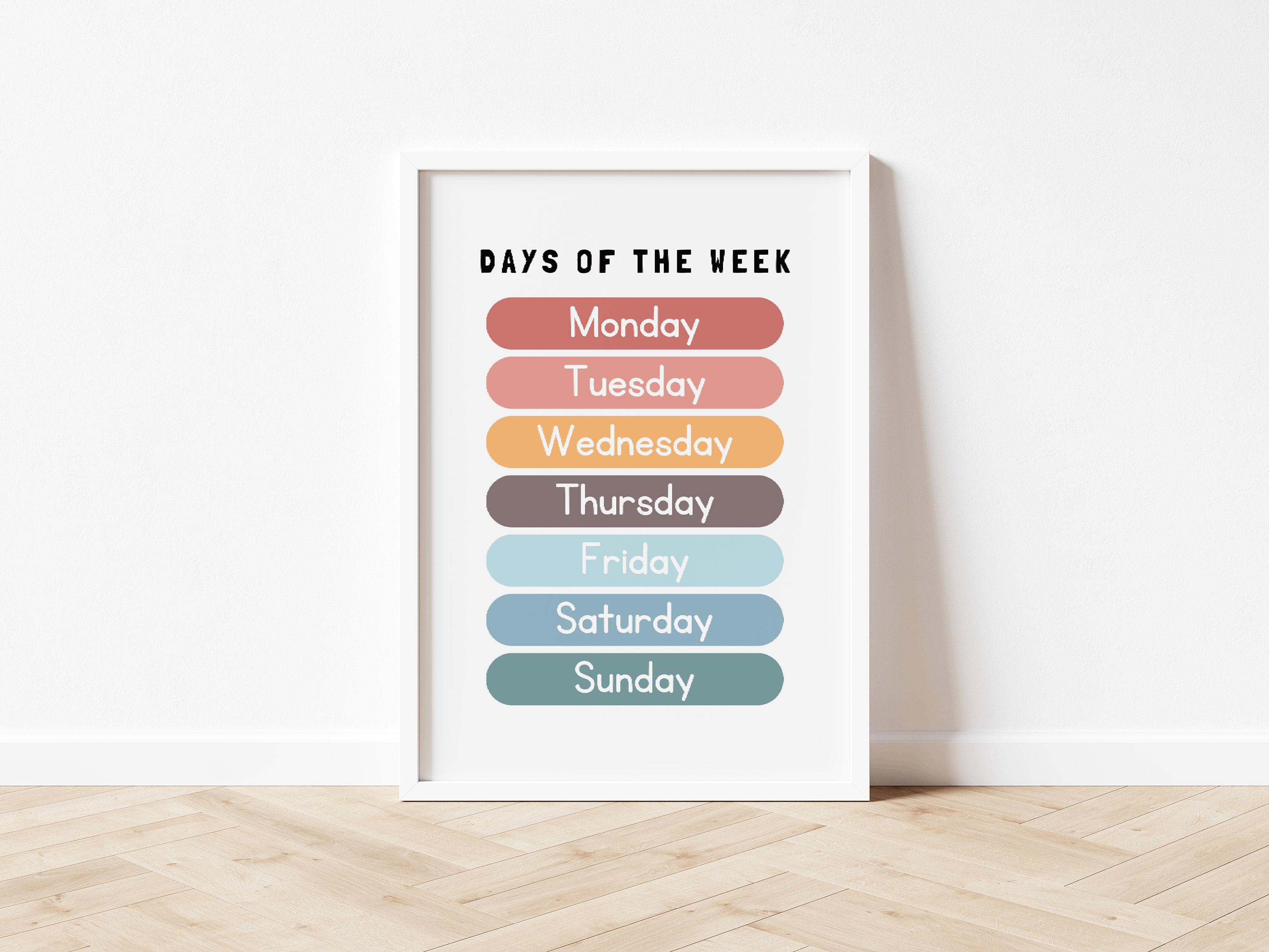Set of 6 Educational Wall Art, Classroom Decor Bundle, Homeschool ...