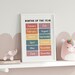Months of the Year Printable, Educational Wall Art, Homeschool ...