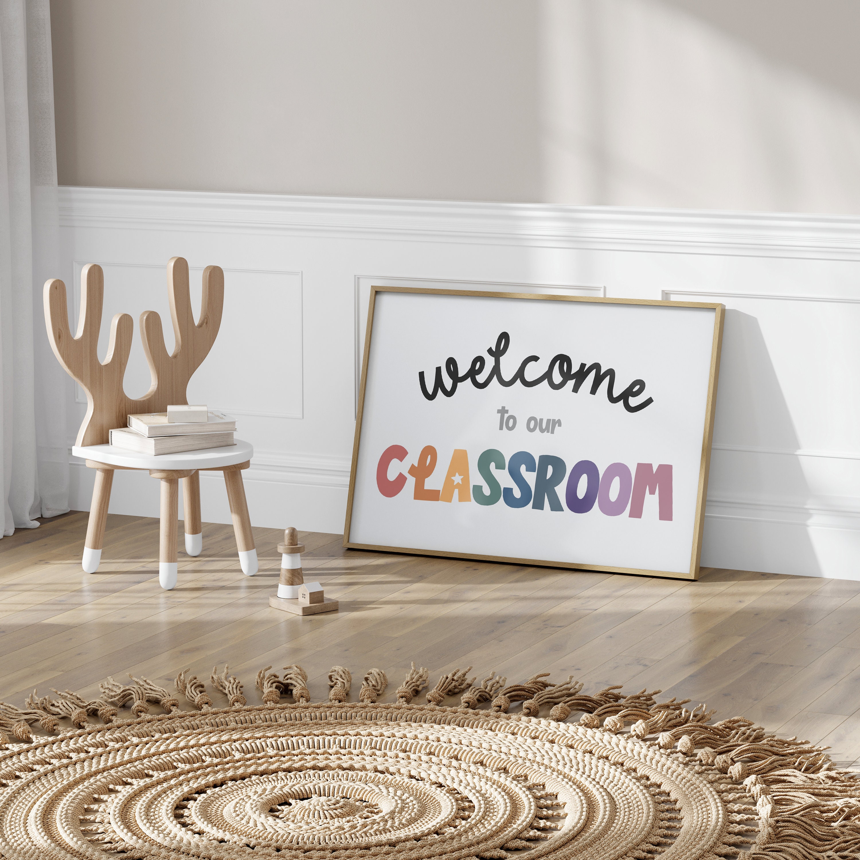 Welcome to Our Classroom Poster, Elementary School Teacher Class Decor ...