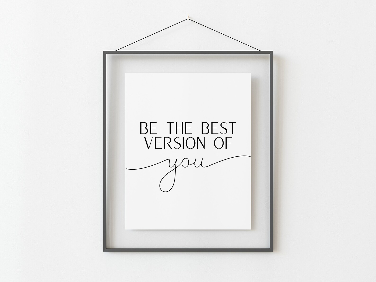 Be the Best Version of You, Self Motivational Poster, Printable Wall ...