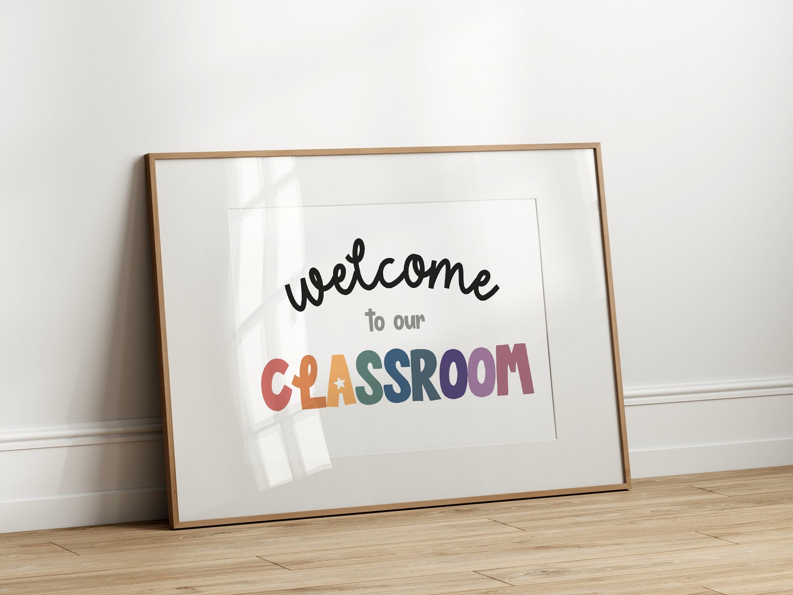 Welcome to Our Classroom Poster, Elementary School Teacher Class Decor ...