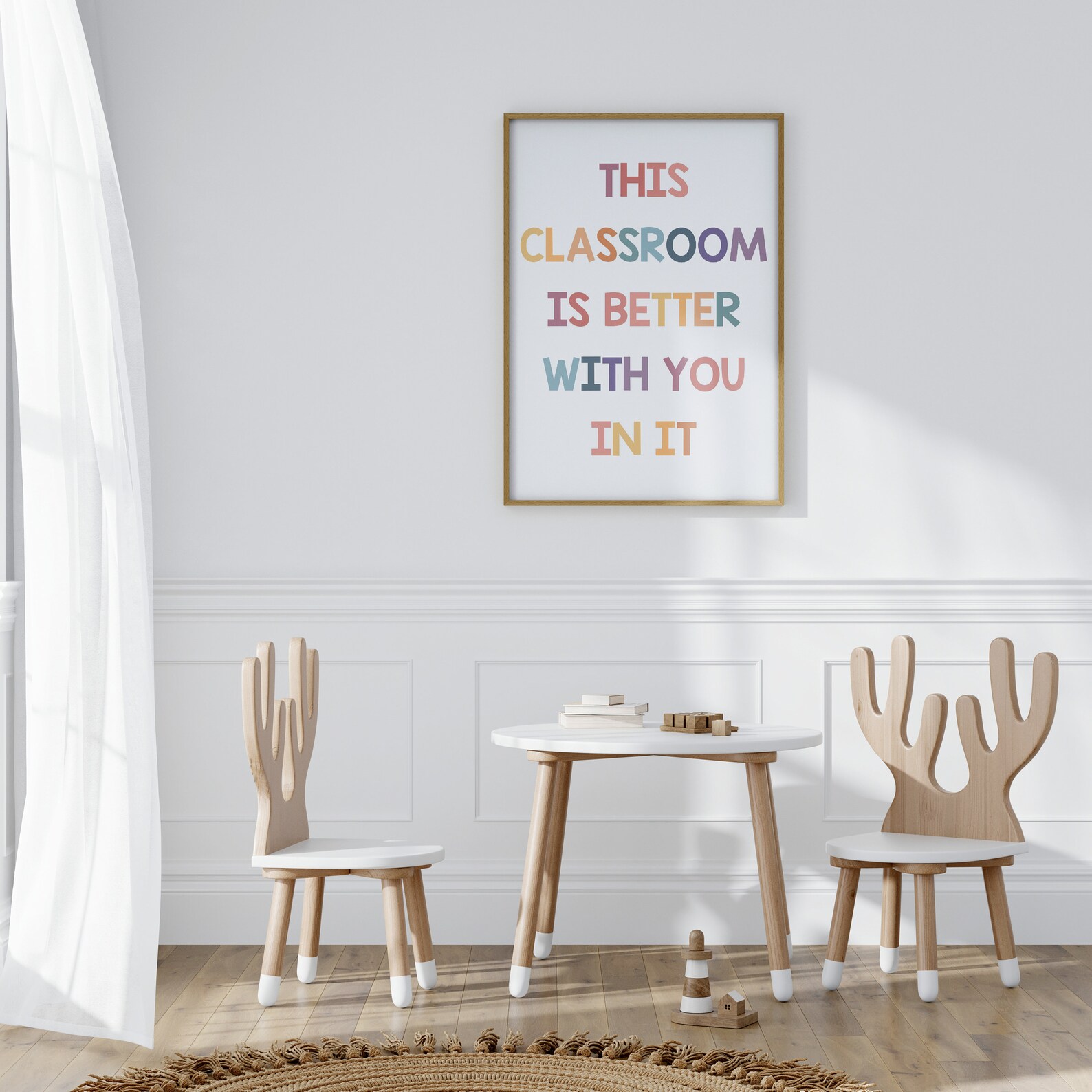 This Classroom is Better With You in It, Positive School Posters, Boho ...