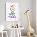 We Can Do Hard Things Print, Classroom Poster, Positive Playroom Decor ...