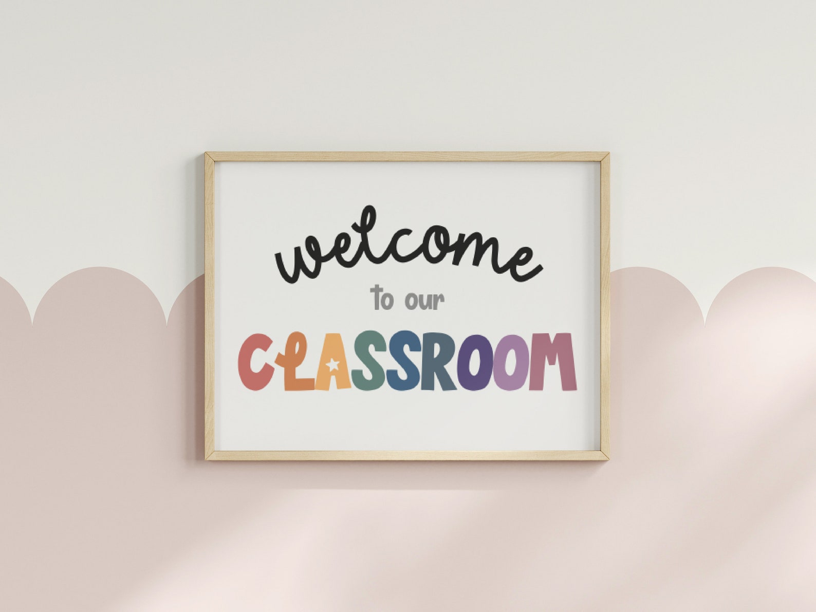 Welcome to Our Classroom Poster, Elementary School Teacher Class Decor ...