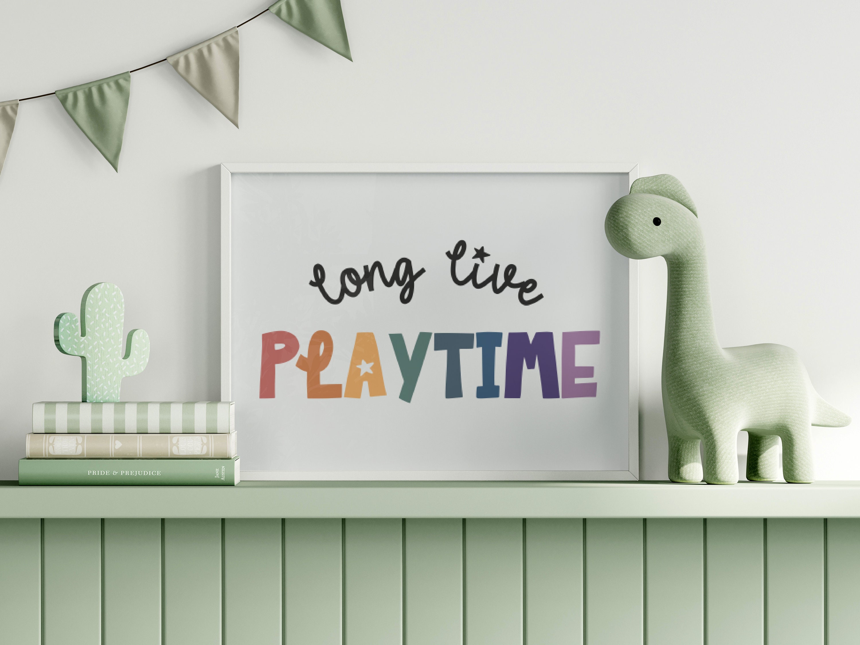 Long Live Playtime Print, Printable Playroom Decor, Kids Room Poster ...