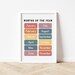 Months of the Year Printable, Educational Wall Art, Homeschool ...