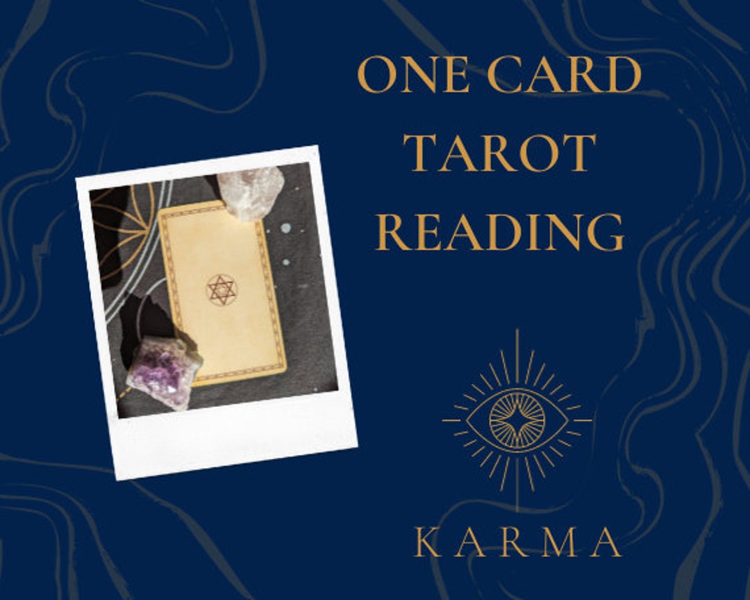 1 Card General Tarot Reading | Card Pull | Life – Love – Career ...