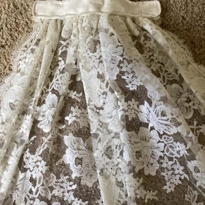 Vintage Pearl-edged Detachable Lace Train or Use as Lace Fabric - Etsy