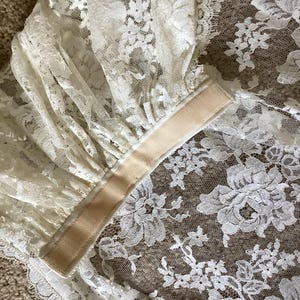 Vintage Pearl-edged Detachable Lace Train or Use as Lace Fabric - Etsy