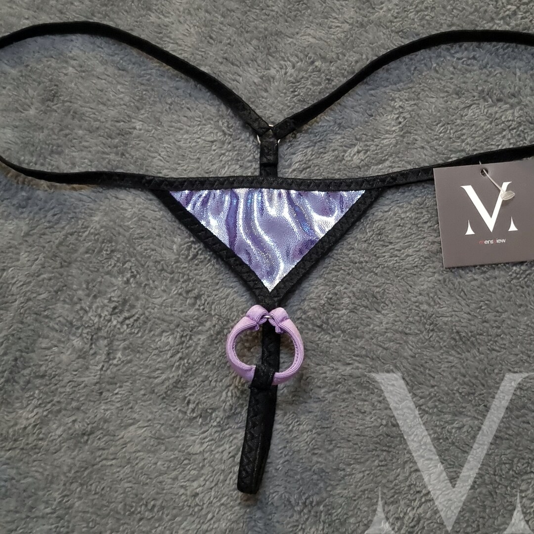 Hapi Amazon Lavender Shine MV-7718K Extreme Enhancer Mens Ring-back String Handmade Men ...