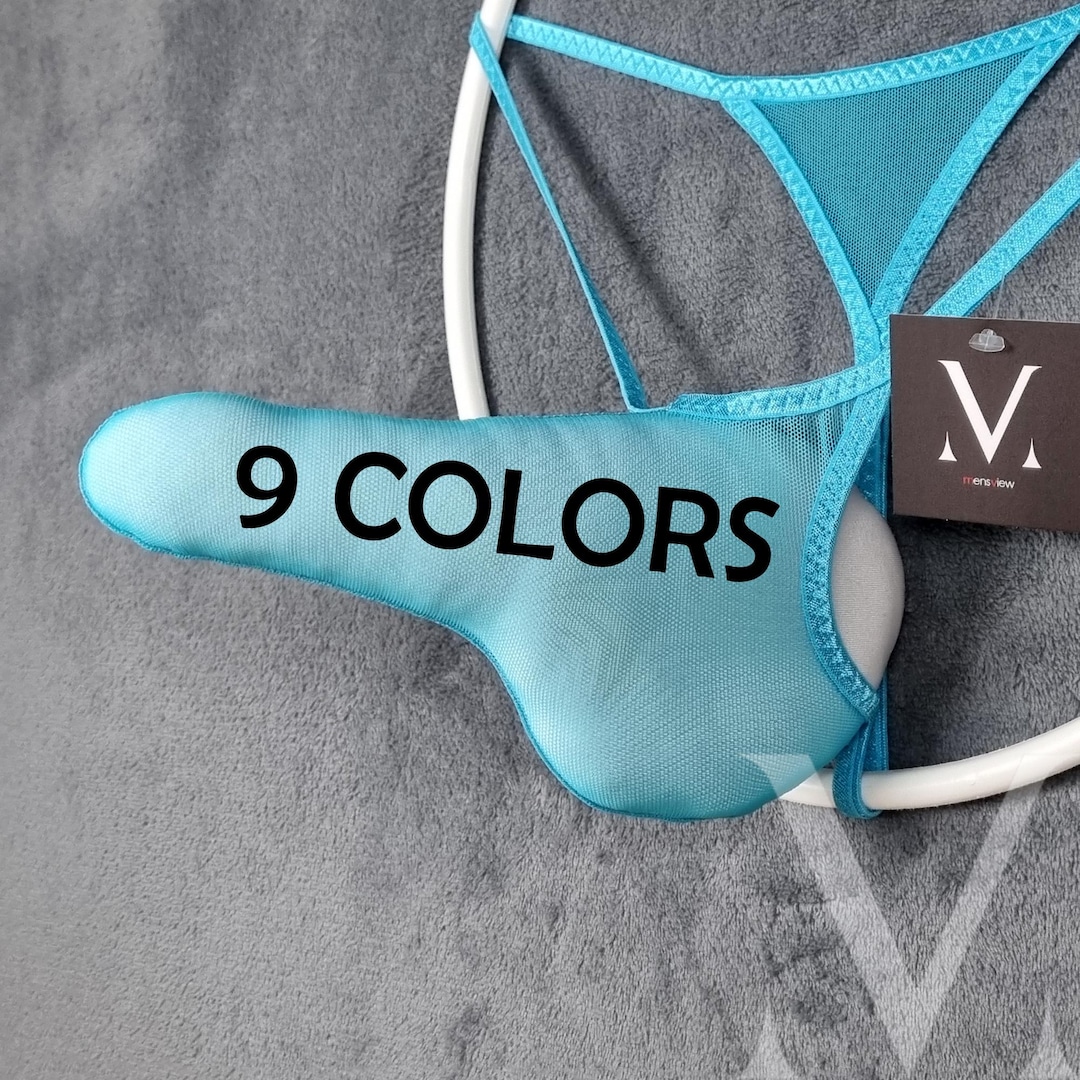 Eros Mesh See Thru MV-1633A Transparent Rocket Shaft Mens Plug Back ...