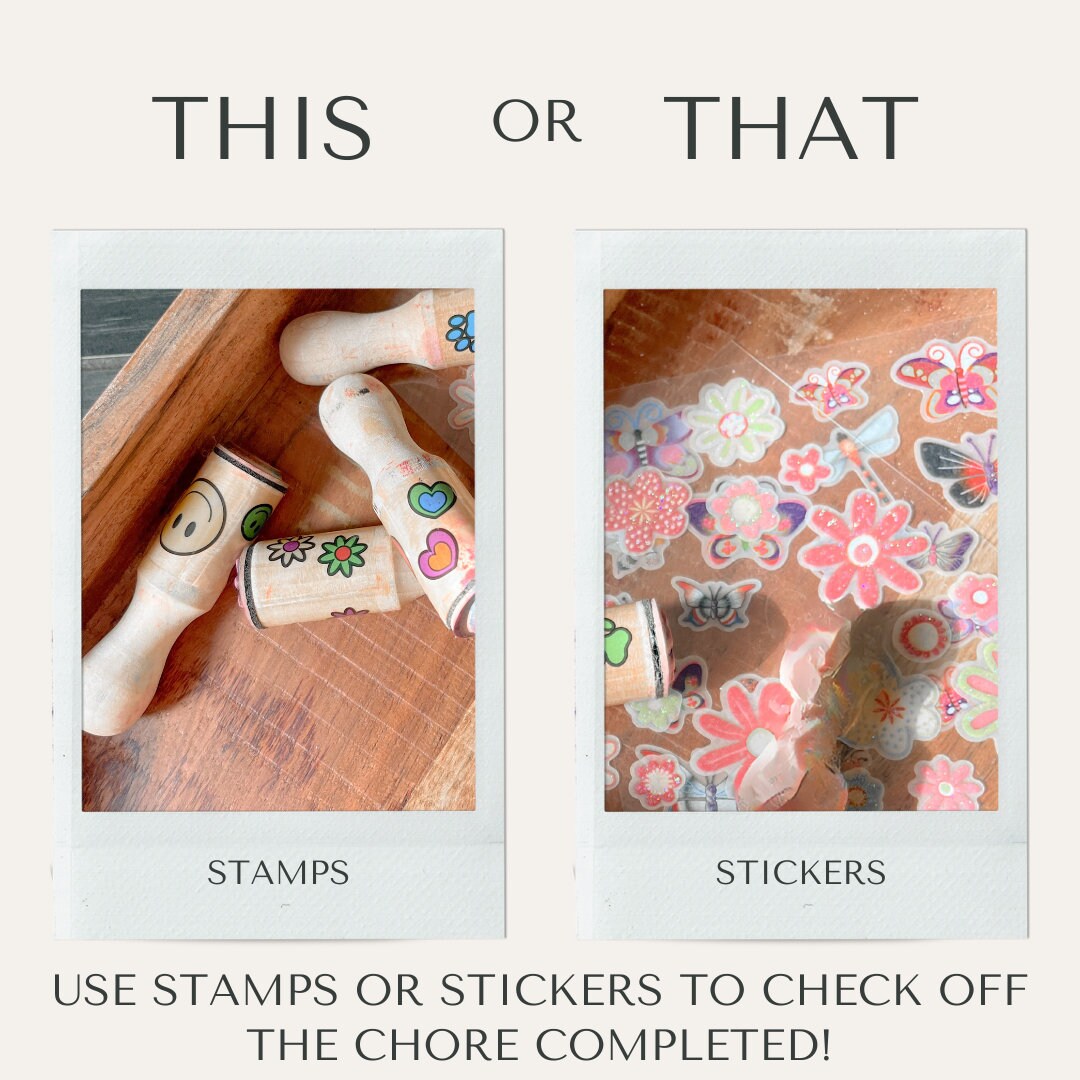 Chore Chart for Kids | Zone Checklist - Etsy