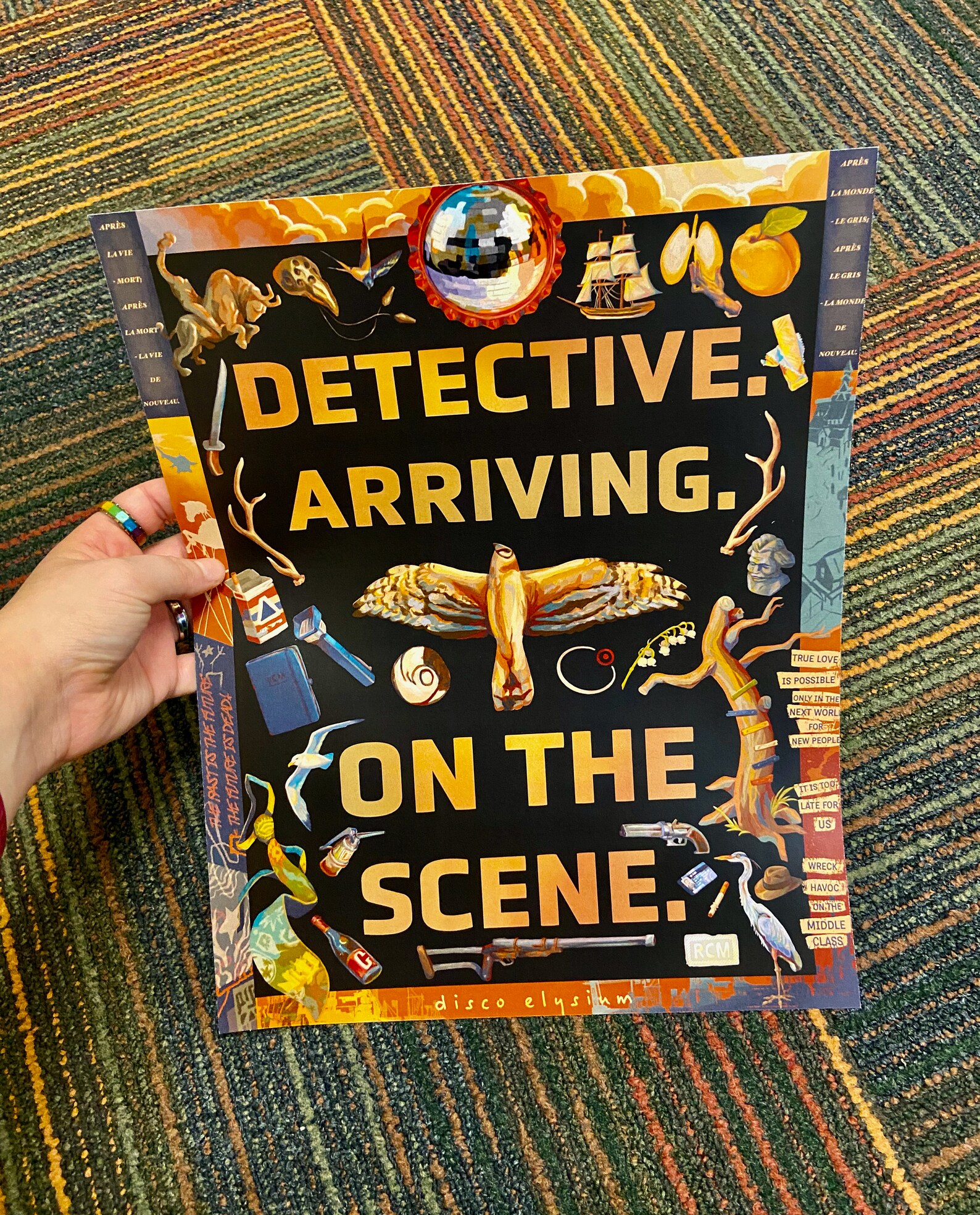 Detective Arriving on the Scene Disco Elysium Poster LIMITED EDITION - Etsy