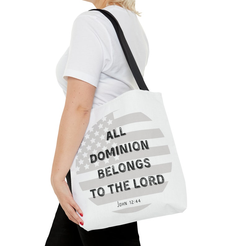 Jesus Allegiance Tote Bag, Election Year Swag, Tote for Bible Study ...