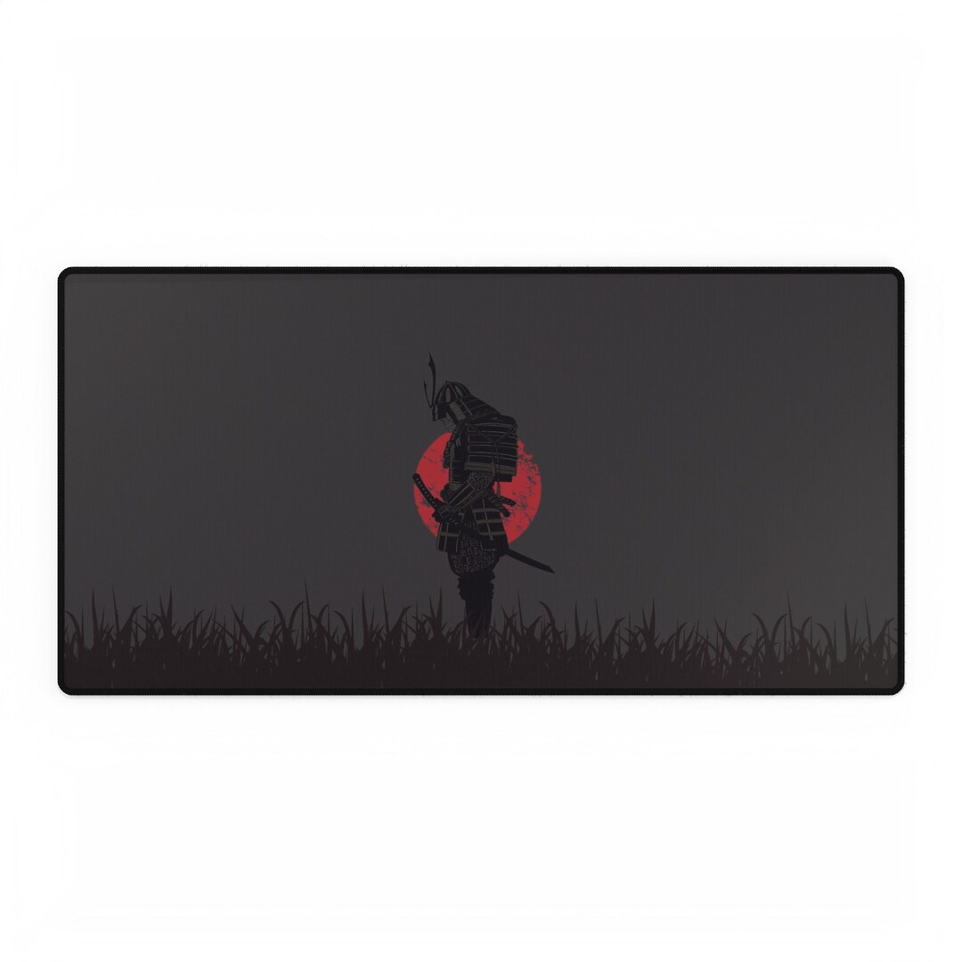 Samurai Red Sun Mousepad - Etsy