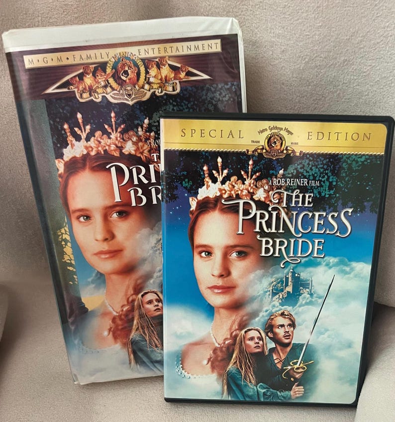 Princess Bride Special Edition DVD & VHS Bundle - Etsy