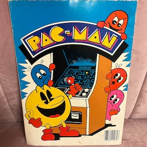 1980s PAC-MAN Activity Book Display Only - Etsy