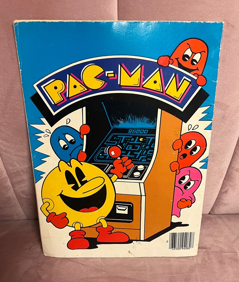 1980s PAC-MAN Activity Book Display Only - Etsy