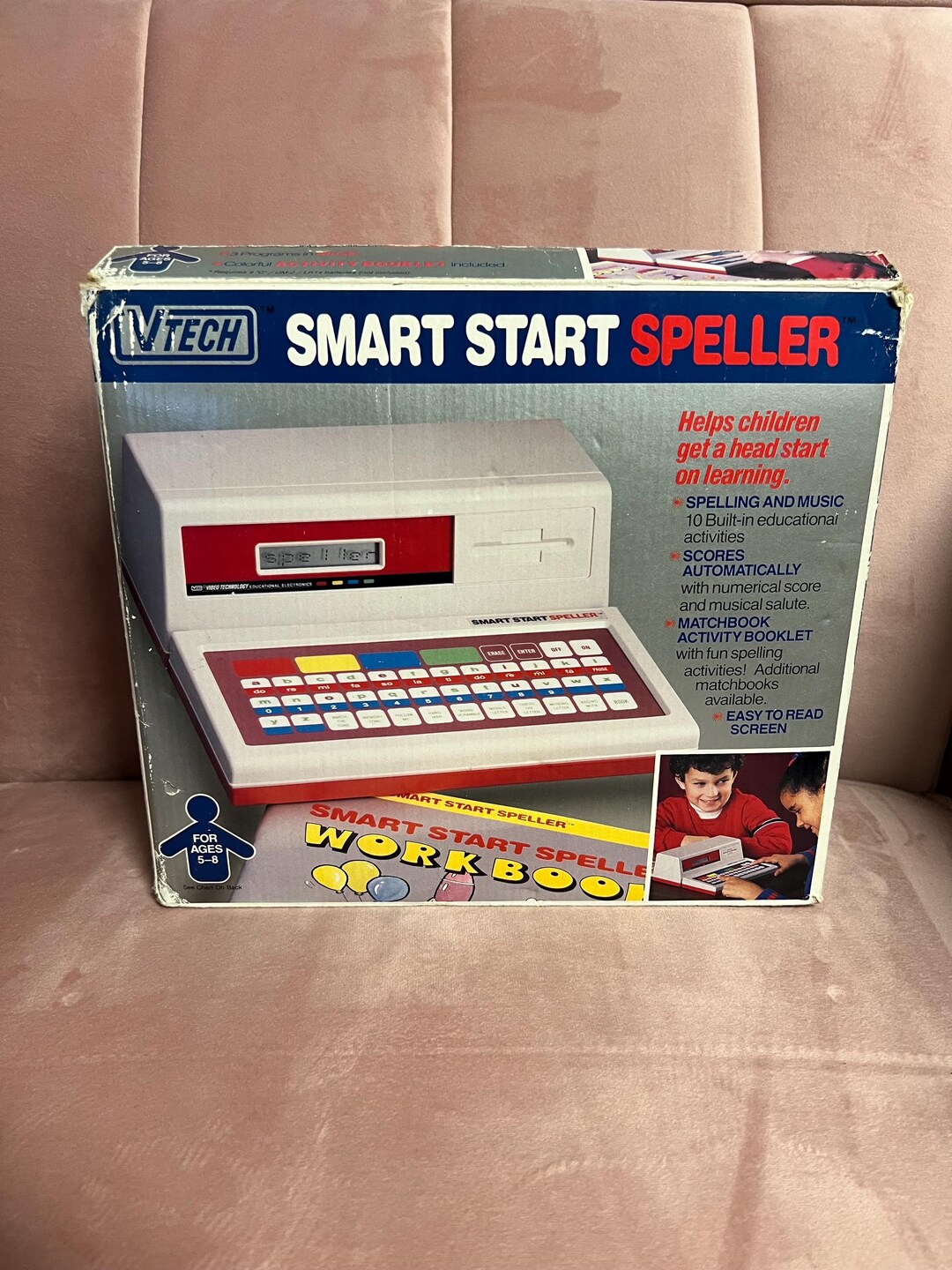 1989 Vtech Smart Start Speller Kids Computer With Original Box Not ...