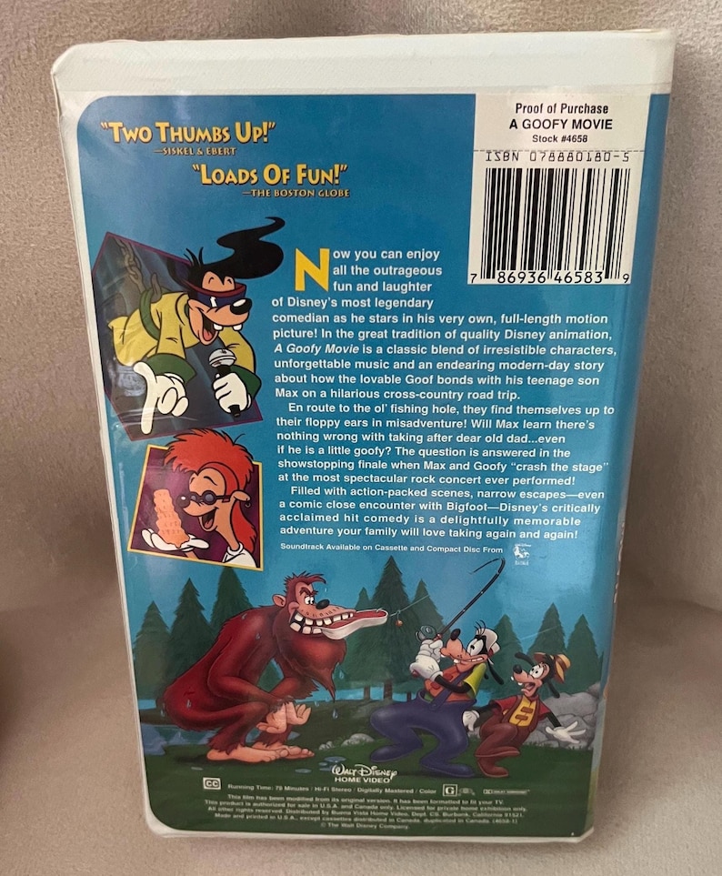 A Goofy Movie VHS Original Release - Etsy