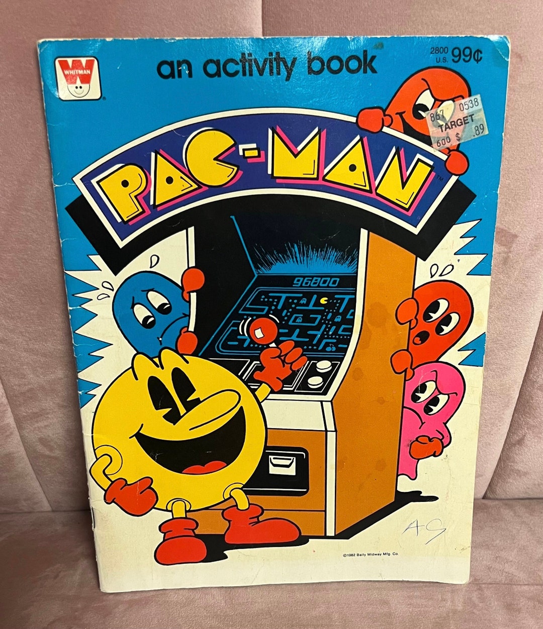 1980s PAC-MAN Activity Book Display Only - Etsy