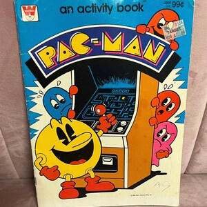 1980s PAC-MAN Activity Book Display Only - Etsy