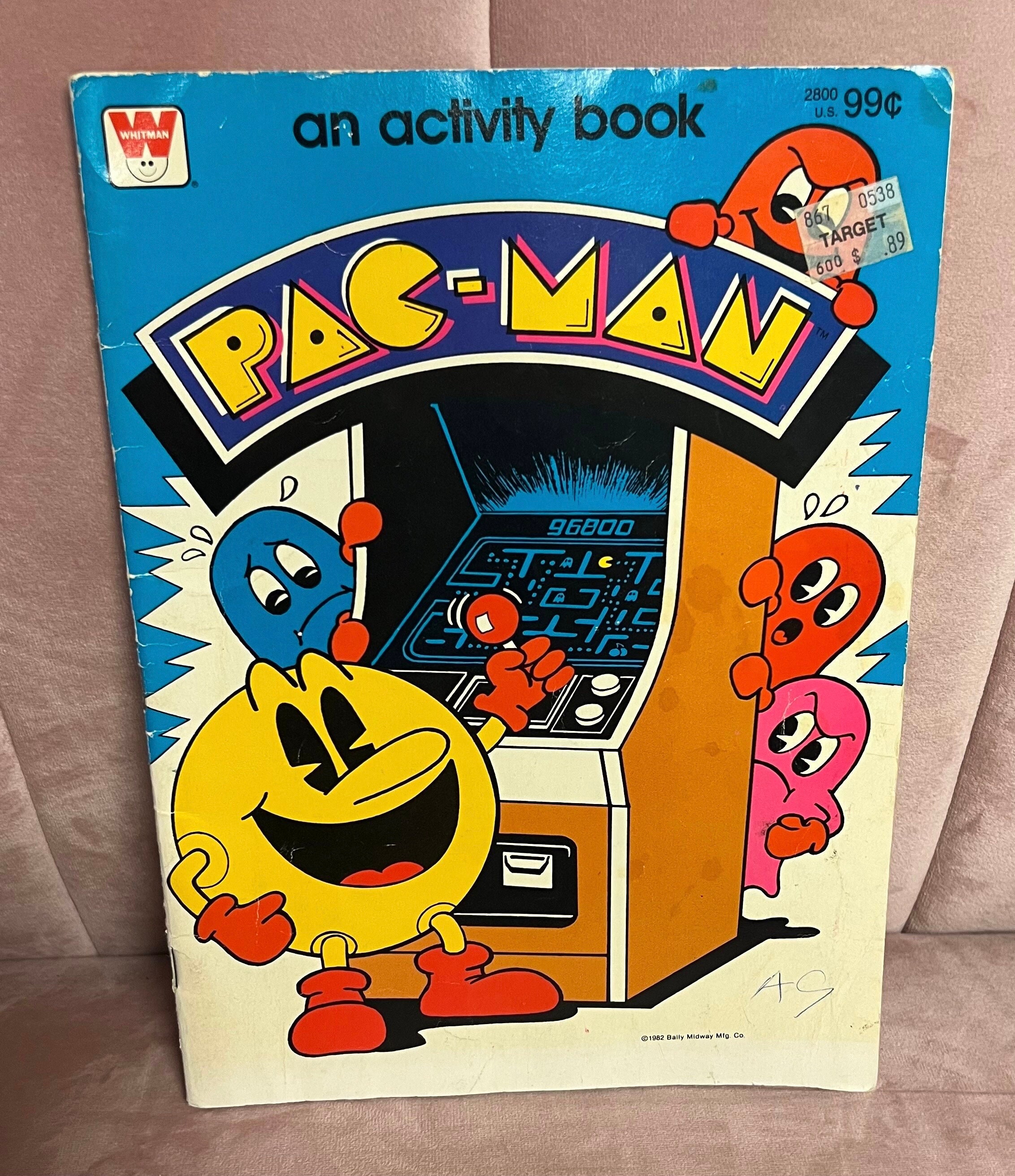 1980s PAC-MAN Activity Book Display Only - Etsy