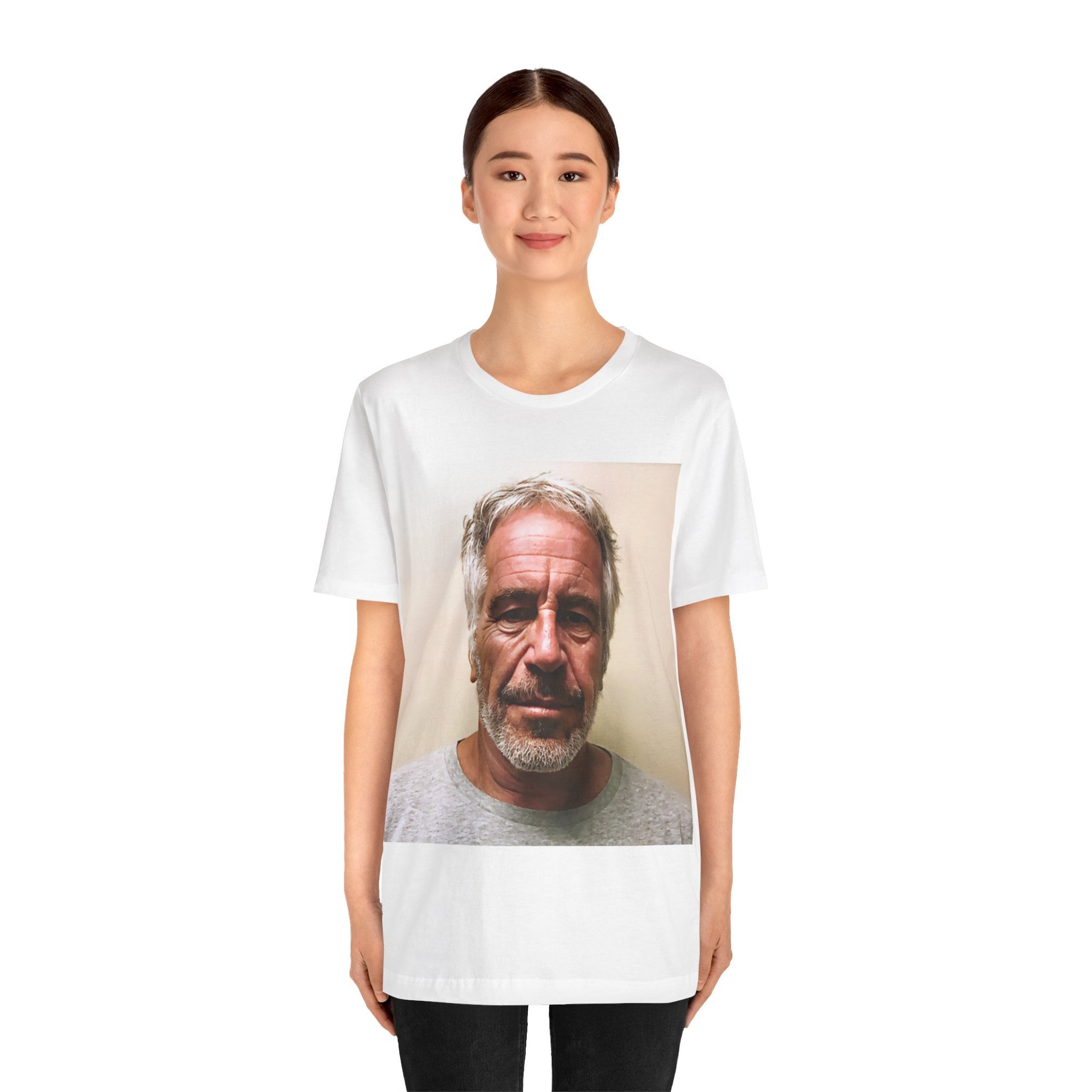 Jeffrey Epstein Mugshot Tee, Short Sleeve Tee, Mugshot Shirt, Unique ...