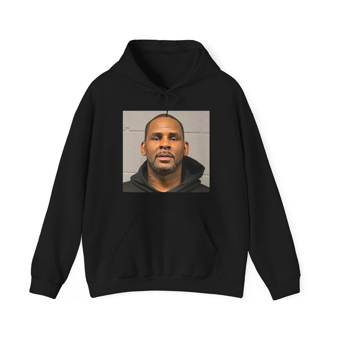 R. Kelly Mugshot Hoodie, Hip Hop Sweatshirt, Mugshot Graphic Hooded ...