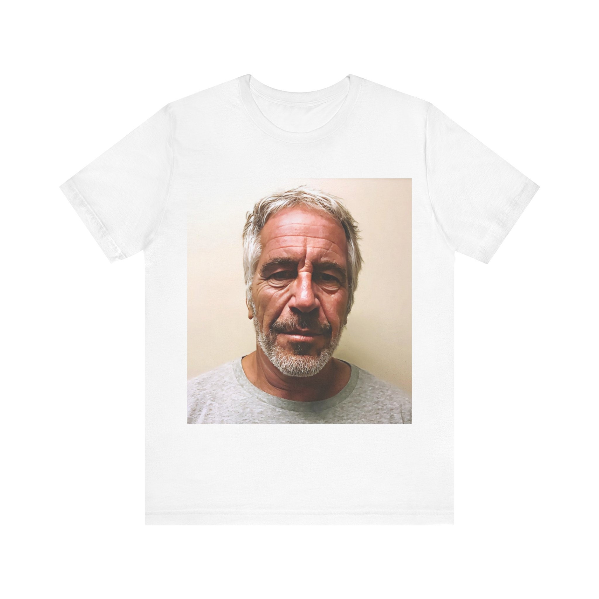 Jeffrey Epstein Mugshot Tee, Short Sleeve Tee, Mugshot Shirt, Unique ...
