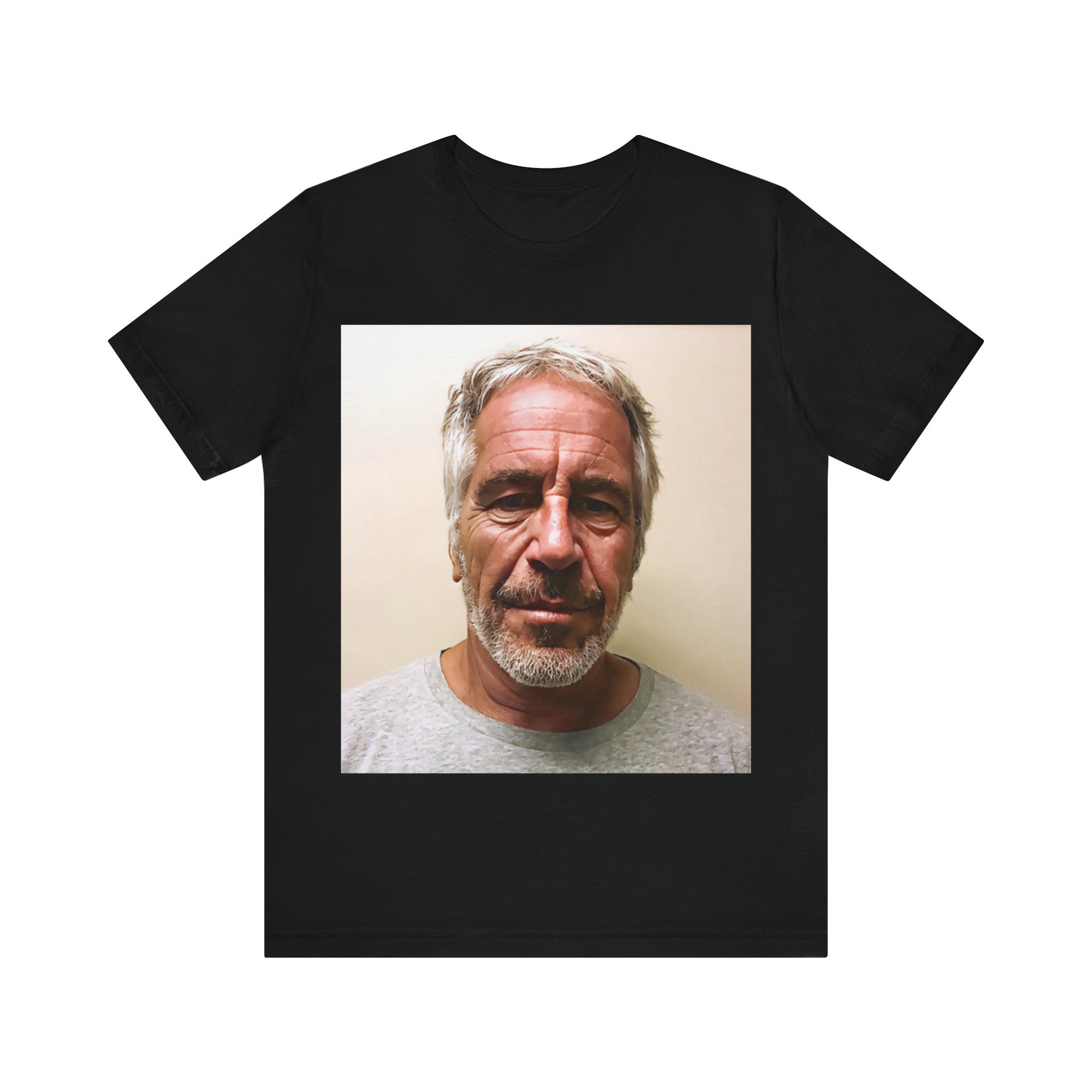 Jeffrey Epstein Mugshot Tee, Short Sleeve Tee, Mugshot Shirt, Unique ...