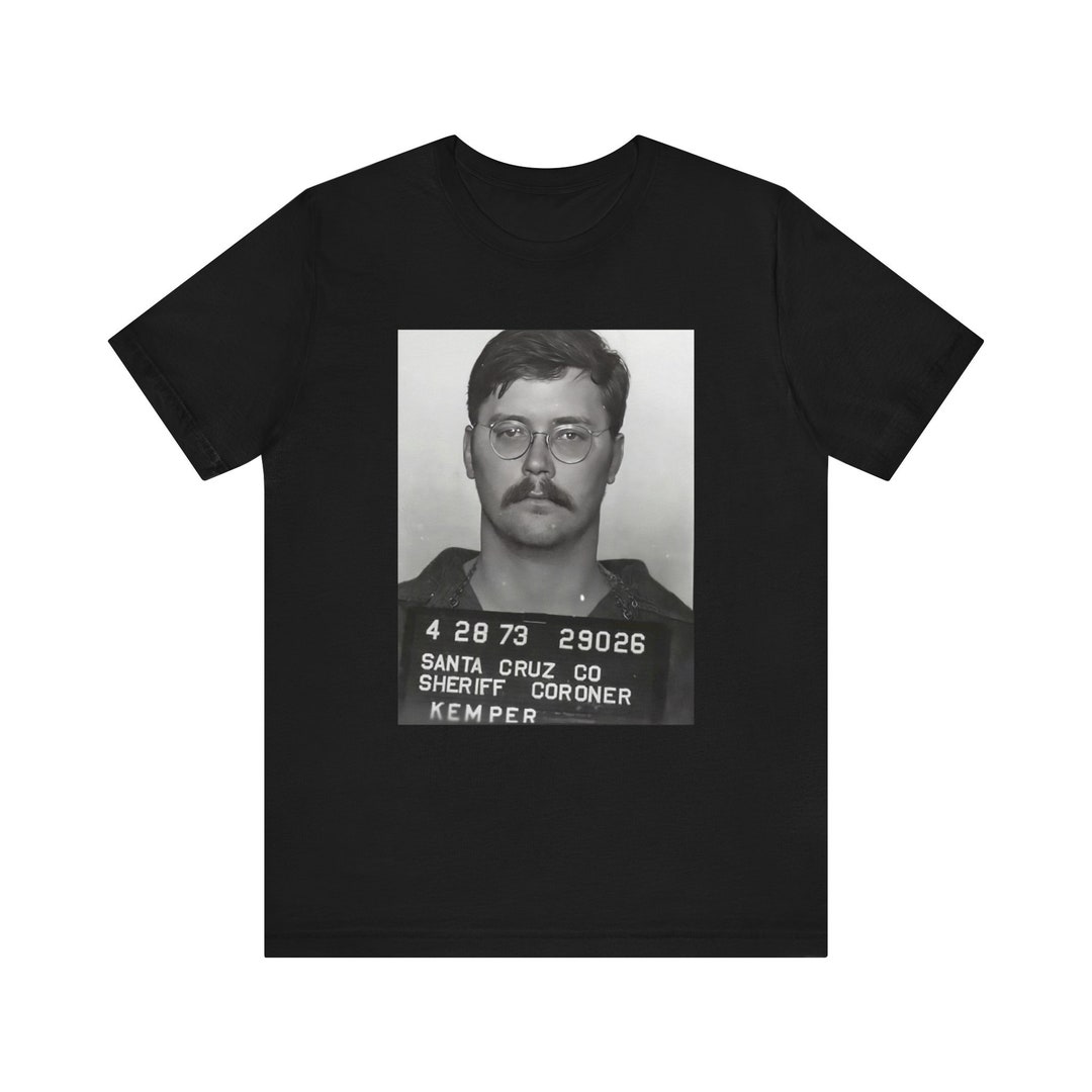 Edmund Kemper Mugshot Tee, Serial Killer Shirt, True Crime Gift, Unique ...