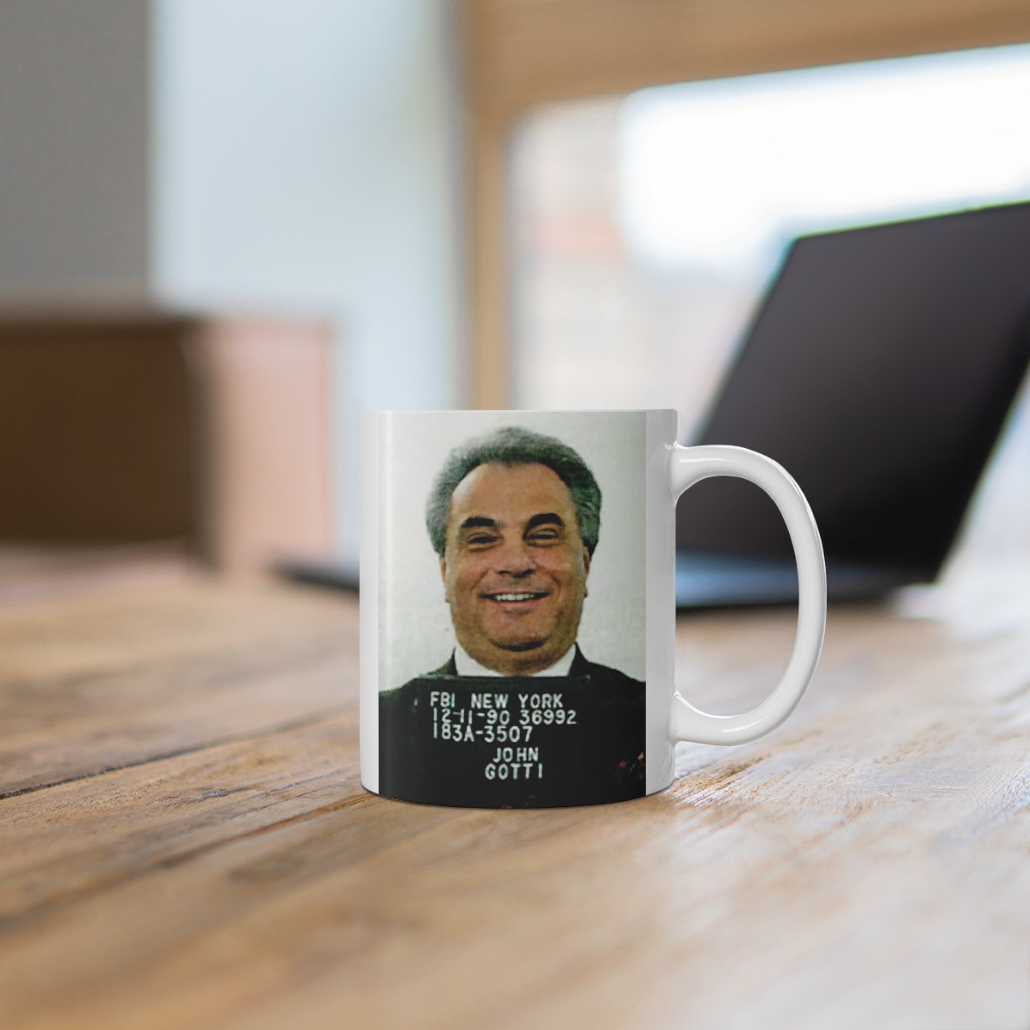 John Gotti Mug 11oz Mafia Boss Mugshot Gangster Coffee Cup - Etsy