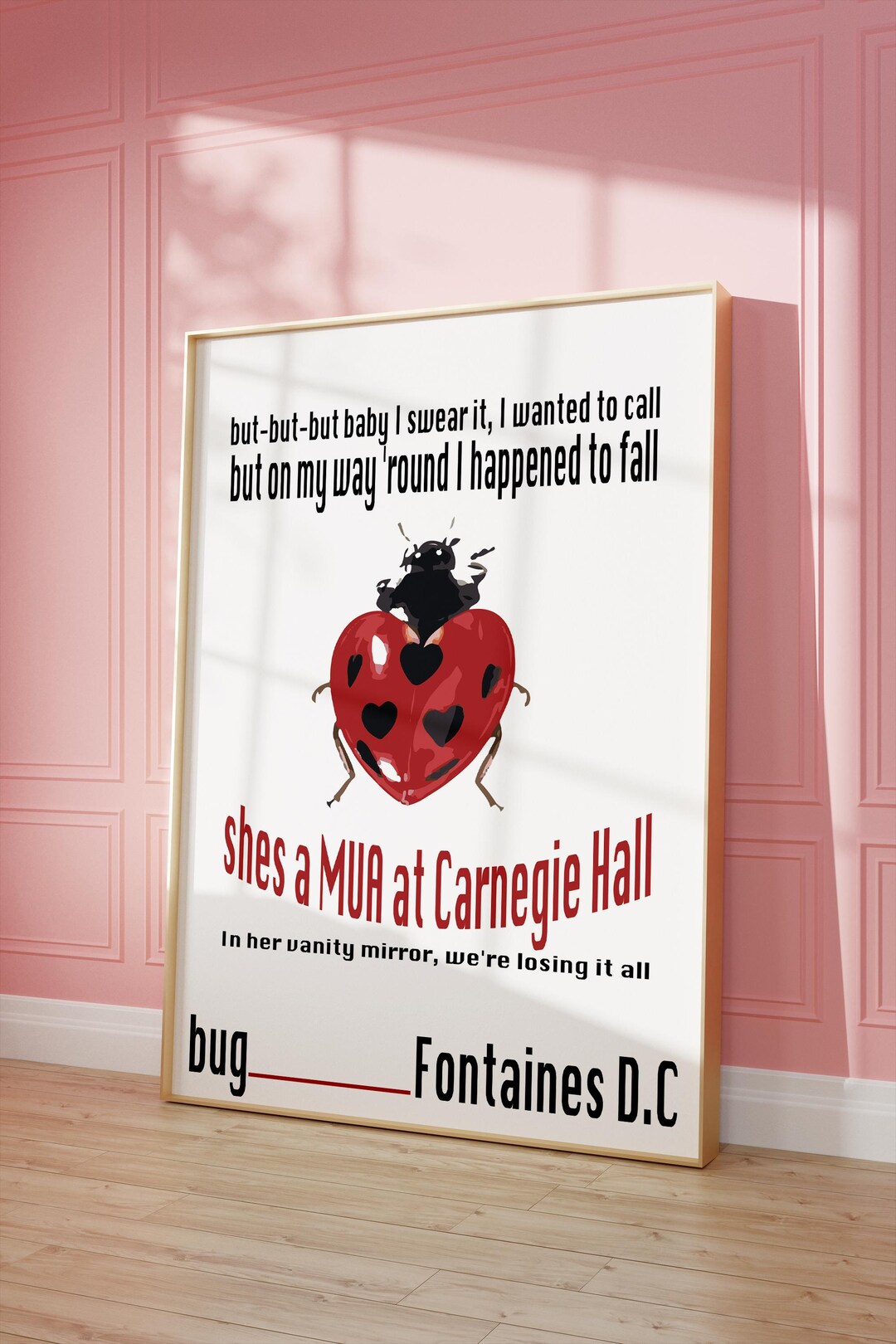 Bug Inspired Fontaines DC Digital Print - Etsy