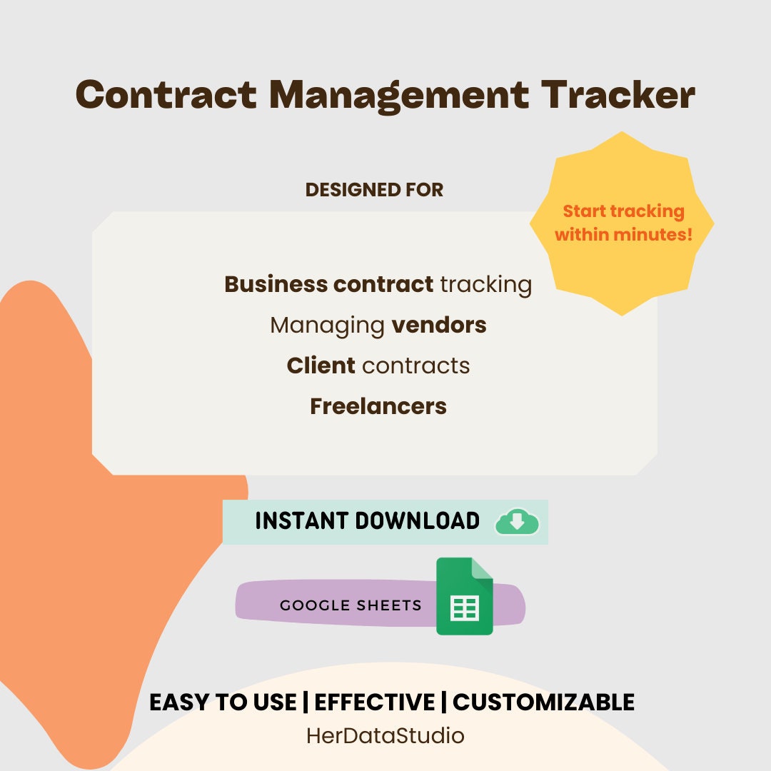 The Contract Management Tracker Report Manage Your Contracts ...