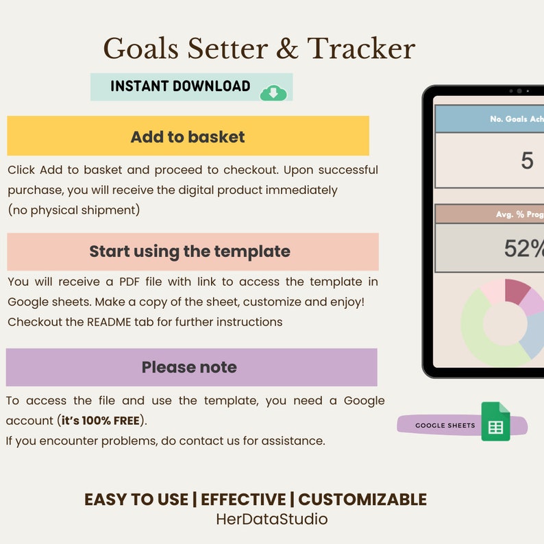 The Goal Setter and Tracker | Business Goals, Personal Goals | OKR Setting | Simple Goal Setting ...