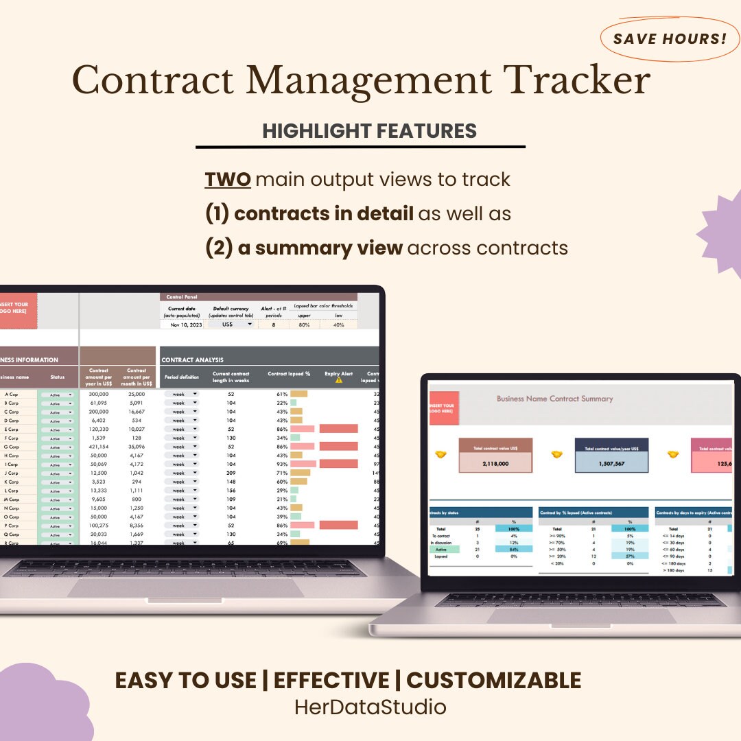 The Contract Management Tracker Report Manage Your Contracts ...