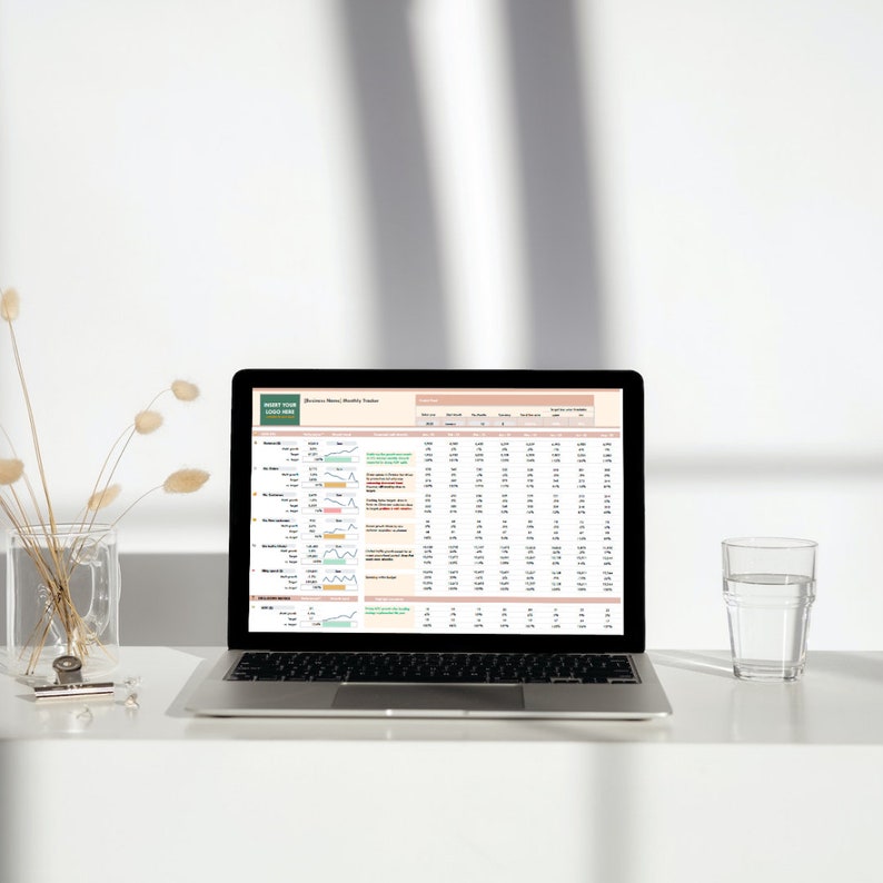 Business Performance Tracker KPI Dashboard Monthly Tracker Scorecard ...